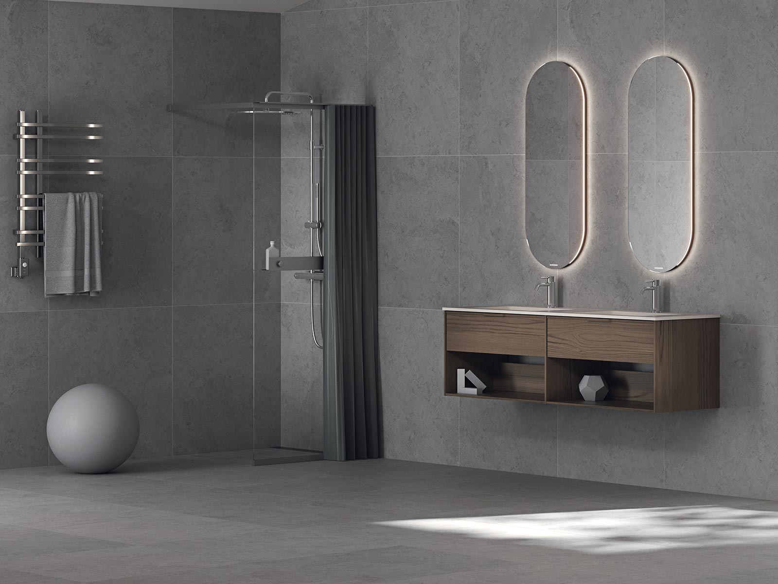 Svedbergs Badrum - Epos | Exklusivt tvättställsskåp med unik förvaring